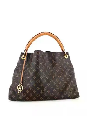 LOUIS VUITTON Artsy Handbag Monogram Canvas Mm Hobo Bag - Brown