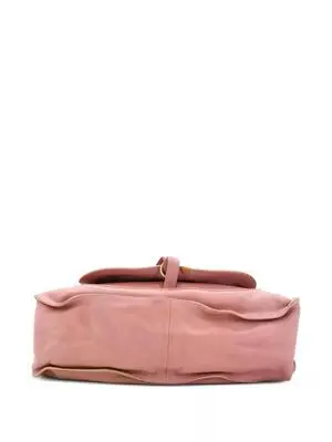 Chloé Marcie Leather Large Shoulder Bag - Pink
