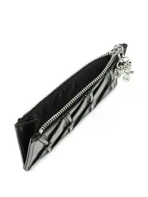 DIESEL® D-charms Diamond-quilted Card Holder