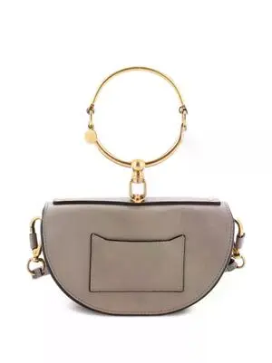 Chloé Nile Leather Mini Crossbody Bag - Neutrals
