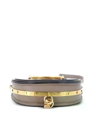 Chloé Nile Leather Mini Crossbody Bag - Neutrals