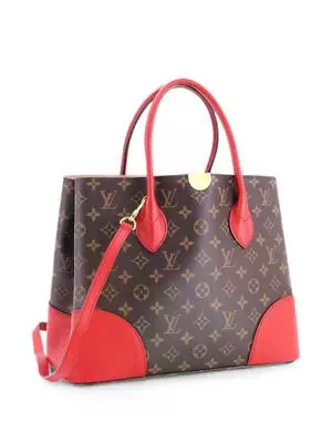 LOUIS VUITTON Flandrin Monogram Canvas And Leather Tote Bag