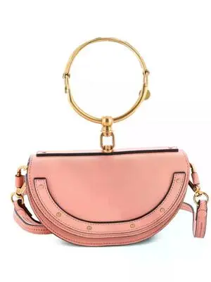 Chloé Nile Leather Mini Crossbody Bag - Pink