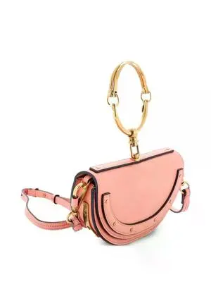 Chloé Nile Leather Mini Crossbody Bag - Pink