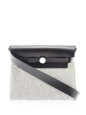 Hermès 2025 Mini Herbag Zip Cross Body Bag - Grey