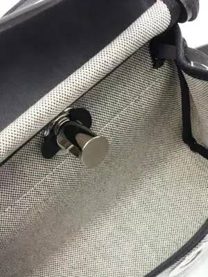 Hermès 2025 Mini Herbag Zip Cross Body Bag - Grey