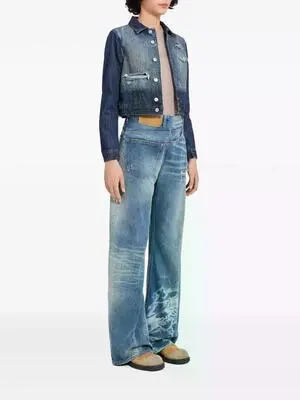 MAISON MARGIELA Distressed Wide-leg Jeans