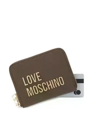Moschino Logo Zip Wallet