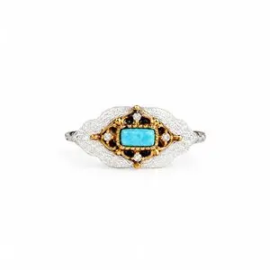 ORMIRO Dakini Turquoise & Sterling Ring