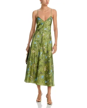Cinq À Sept Windswept Floral Orien Dress