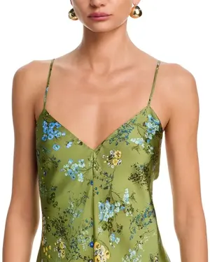 Cinq À Sept Windswept Floral Orien Dress
