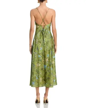 Cinq À Sept Windswept Floral Orien Dress