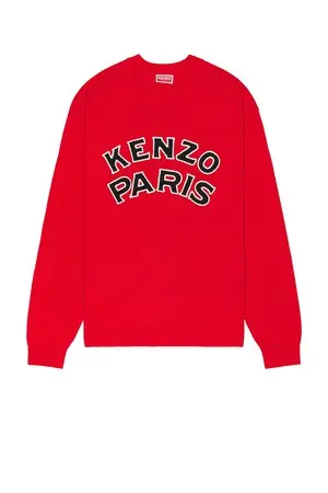 Kenzo Emblem Jumper In Red