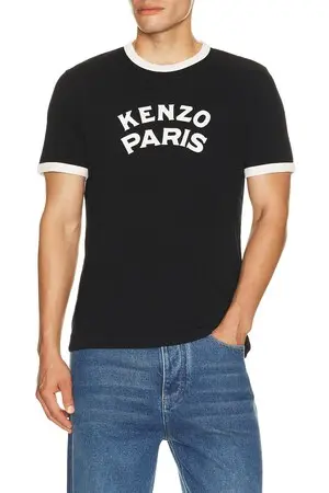 Kenzo Emblem Slim T-shirt - Black