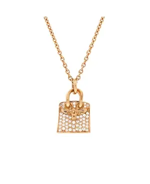 Hermes Rose Gold Necklaces