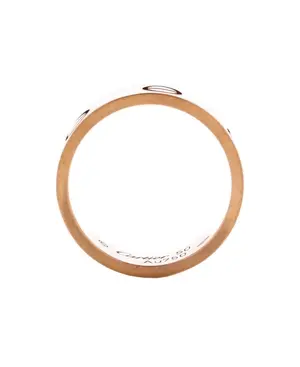 CARTIER Love Band Ring 18k Rose Gold