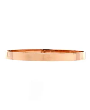Hermès Small Kelly Bracelet 18k Rose Gold With 4 Diamonds