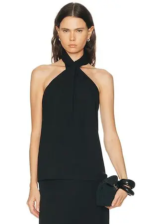 TOTEME Twisted Jersey Halter Top