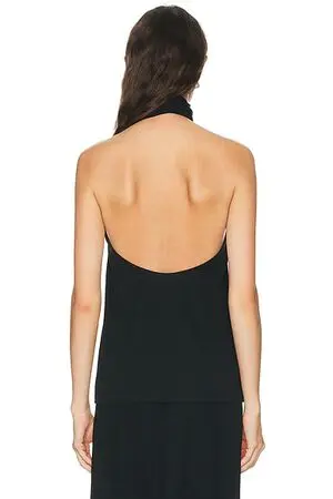 TOTEME Twisted Jersey Halter Top