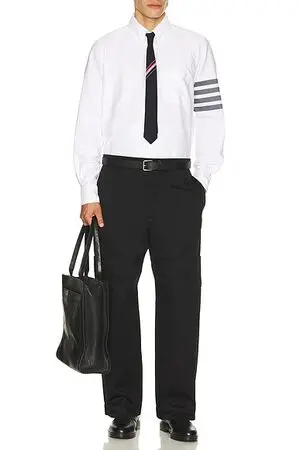 Thom Browne Wide Leg Chap Painter Pants