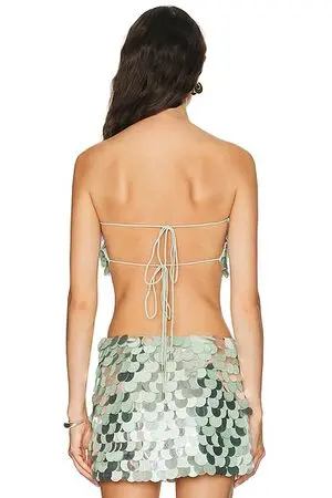 Retrofete Maeva Sequined Top