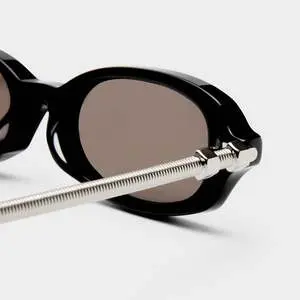 Le Specs Lichtblick Oval Sunglasses With Mechanical Temples