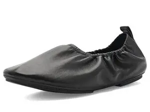 Fitflop Delicato Poise Leather Ballerinas Dress Flat Shoes All 1 - Black