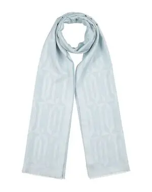 LANVIN Scarf Sky Silk, Wool - Blue