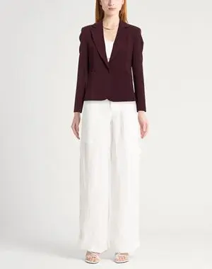 KAOS Blazer Burgundy Size Polyester, Elastane
