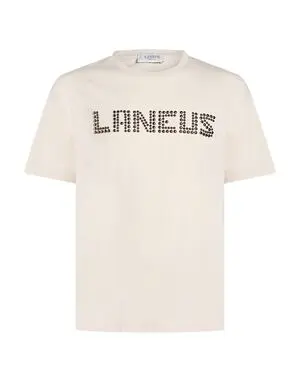 LANEUS T-shirt Size Cotton - Beige