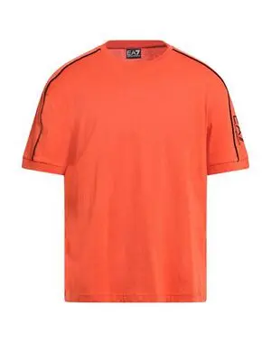EA7 T-shirt Size Cotton - Orange