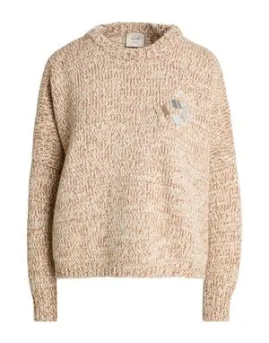 ALYSI Wool & Polyamide Mélange Crewneck Sweater