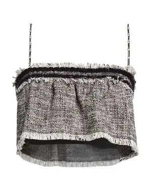 MSGM Top Size Cotton - Black