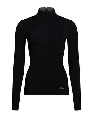 FERRAGAMO Top Size Viscose, Polyester - Black