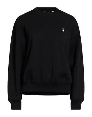 Polo Ralph Lauren Cotton Blend Sweatshirt With Embroidered Logo - Black