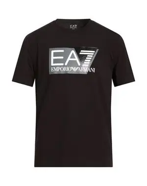 EA7 T-shirt Size Cotton, Elastane - Black