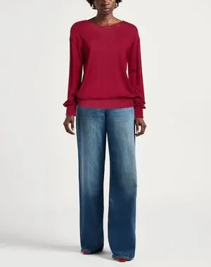 CARLA G. Merino Wool Crewneck Sweater