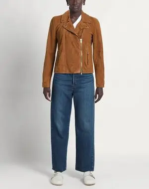 SWORD 6644 Jacket Tan Size Leather, Polyester