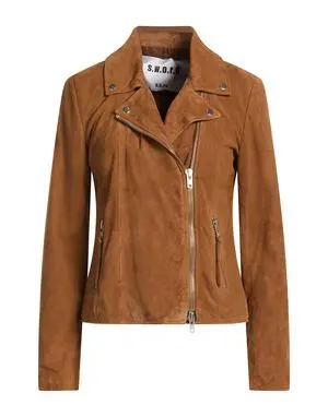SWORD 6644 Nubuck Leather Biker Jacket