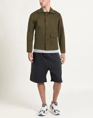 EXTE Cotton Elastane Overshirt - Green