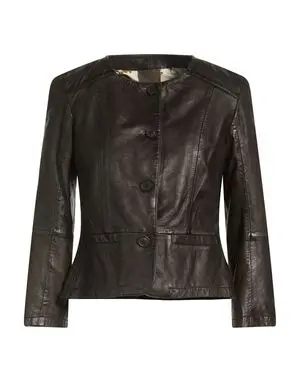 BULLY Jacket Dark Size Leather