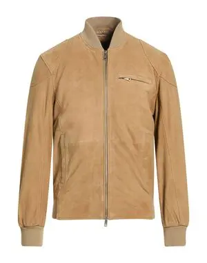 LIU •JO MAN Jacket Camel Size Leather