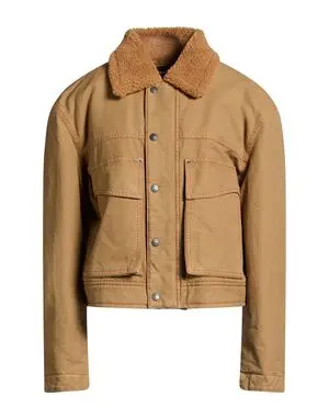 Dsquared2 Jacket Khaki Size Acrylic, Polyester