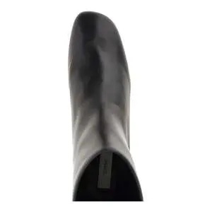 TOTEME Nappa Leather Ankle Boots - Black
