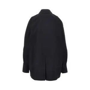 Attico Paneled Cotton Poplin Oversized Shirt
