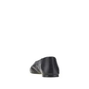 TOTEME Nappa Leather Flat Ballerinas - Black