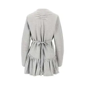 Attico Long Sleeve Flared Mini Dress