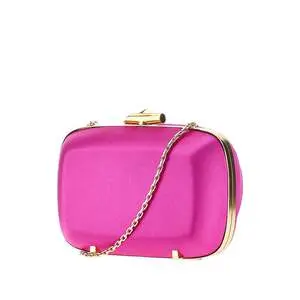ROGER VIVIER Rose Motif Satin Clutch
