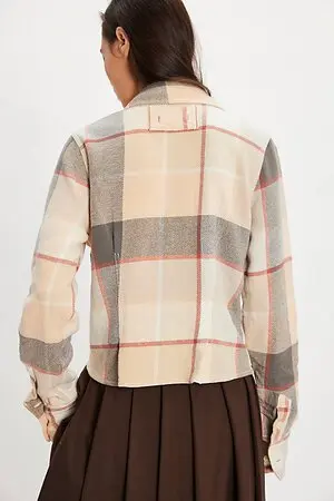 We The Free Winnie Plaid Shirt - Maple Combo