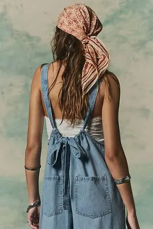 We The Free Freebird Wide Leg Denim Jumpsuit - Harmony